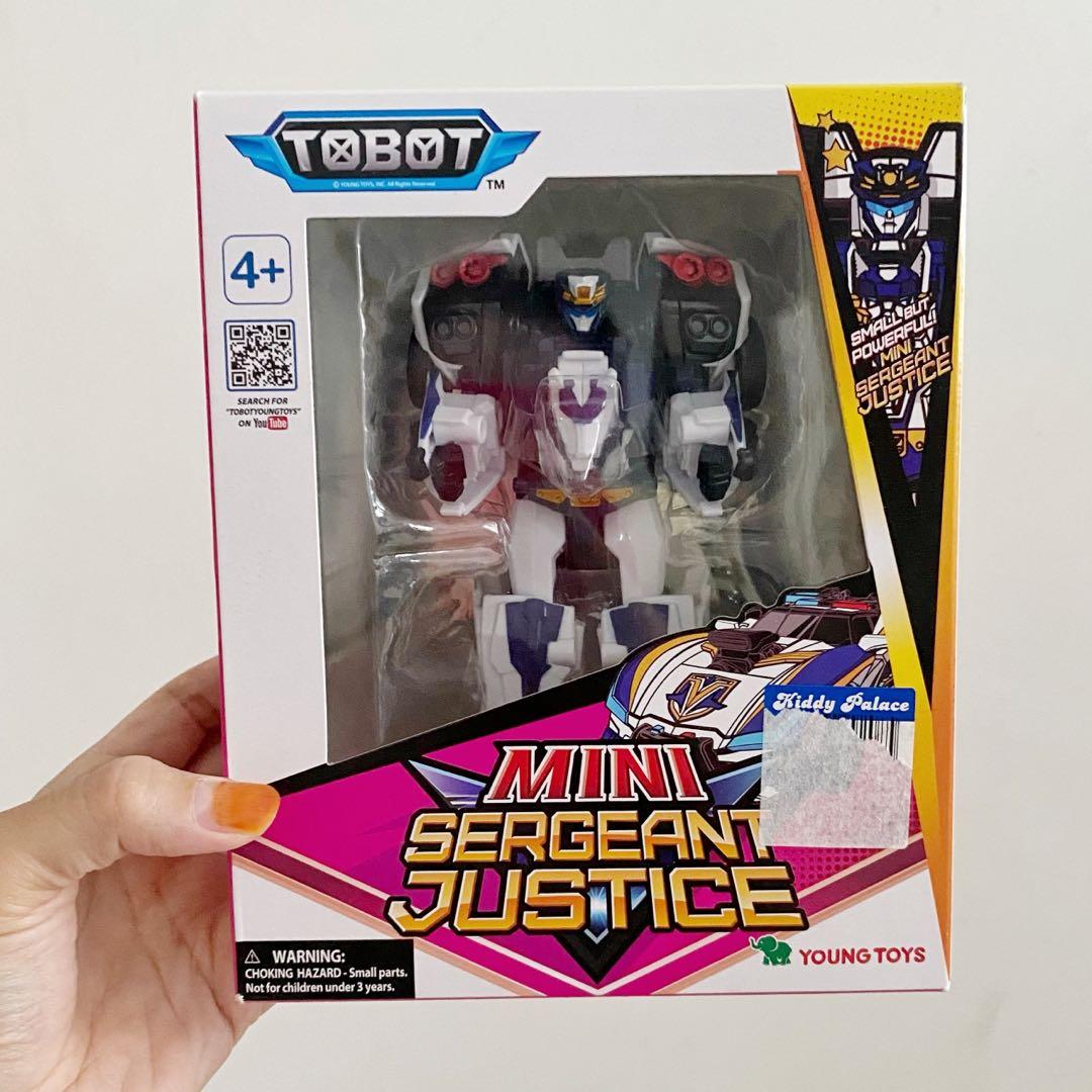 Tobot Mini Sergeant Justice, Hobbies & Toys, Toys & Games on Carousell