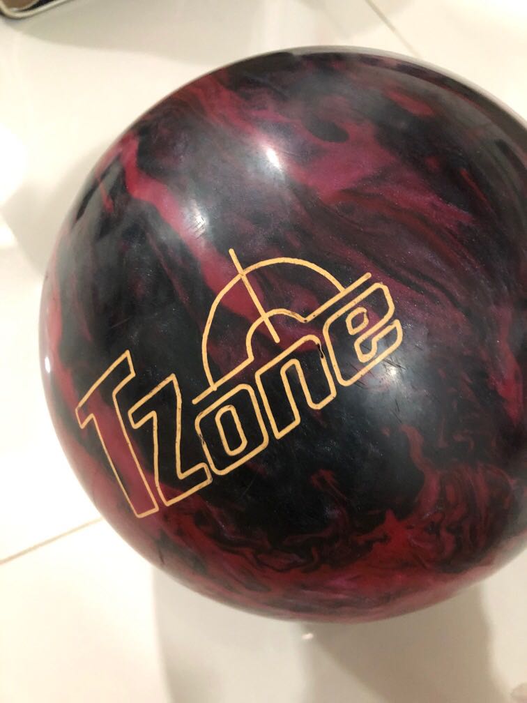 Tzone bowling ball, Sports Equipment, Sports & Games, Billiards ...