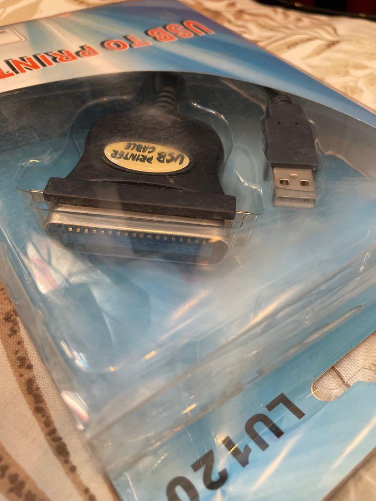 USB to LPT cable converter, Computers & Tech, Parts & Accessories ...