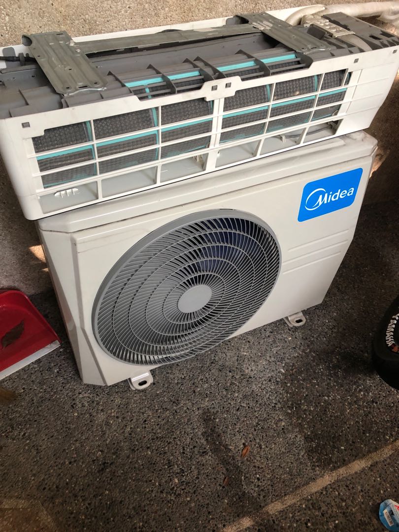 Used midea split type 1.5hp aircon, TV & Home Appliances, Air ...