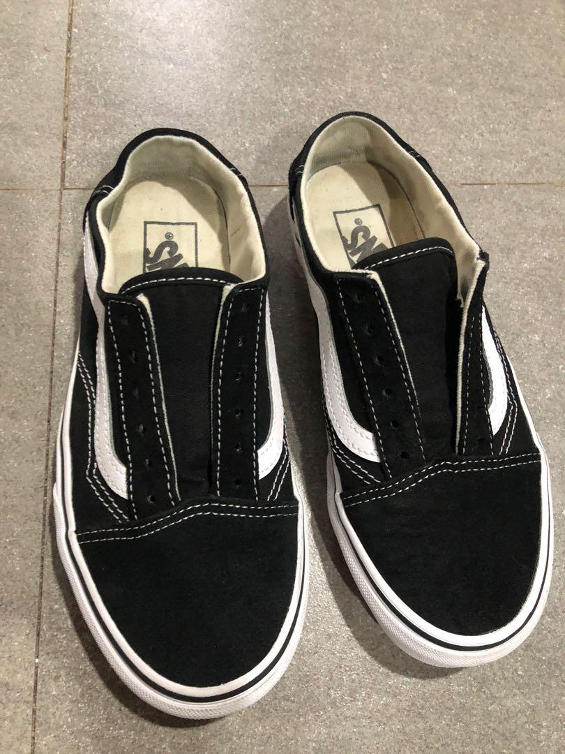Vans OS laceless mules, Women's Fashion, Footwear, Sneakers on Carousell