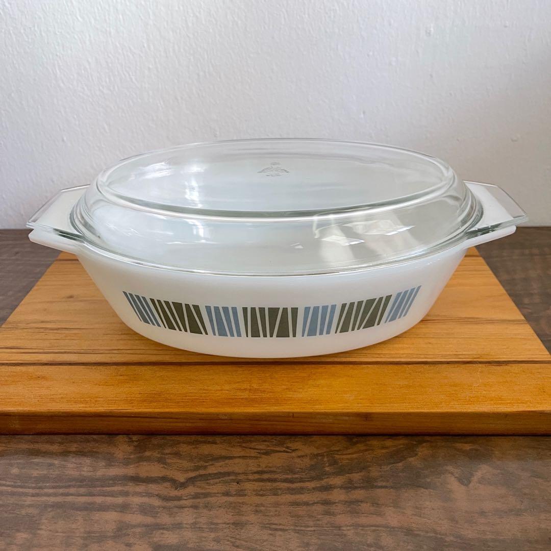 Vintage JAJ ( Pyrex made in England) Oval glass casserole - matchmaker ...