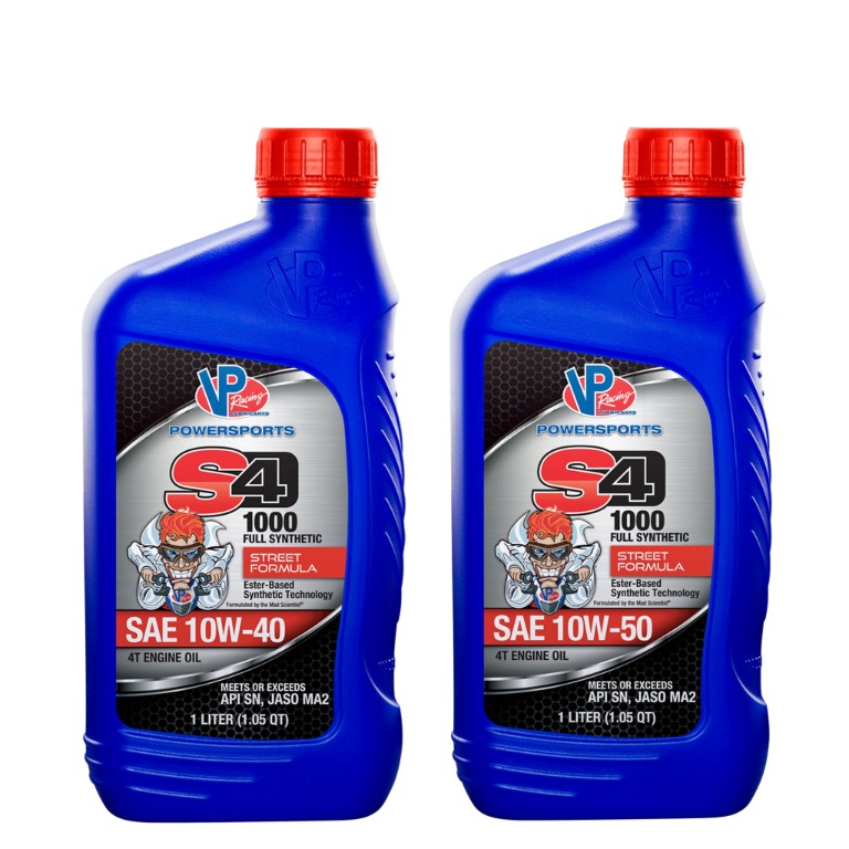 VP® S4 1000 Four Stroke Engine Oil – Full Synthetic Street Formula SAE ...