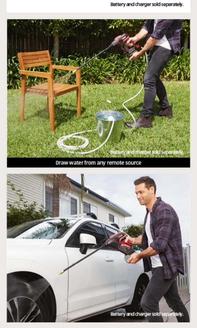 Workzone Cordless Portable Pressure Washer Spray Gun Skin, Furniture ...