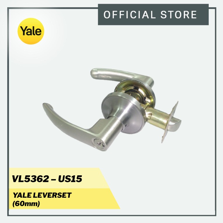 Yale Entrance Tubular Leverset VL5362-US15 (SKU: YL312), Furniture ...