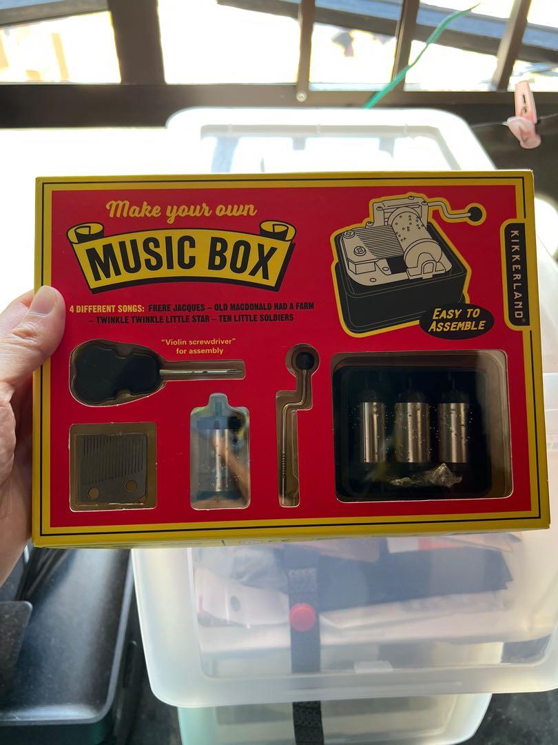禮物之選 - Make your own music box 音樂盒DIY, 興趣及遊戲, 手作＆自家設計, 文具及工藝 - 節日佈置及裝飾 ...