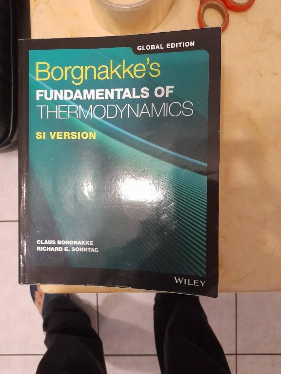 熱力學 Borgnakke’s fundamentals of thermodynamics SI 版, 書籍、休閒與玩具, 書本及雜誌, 童 ...