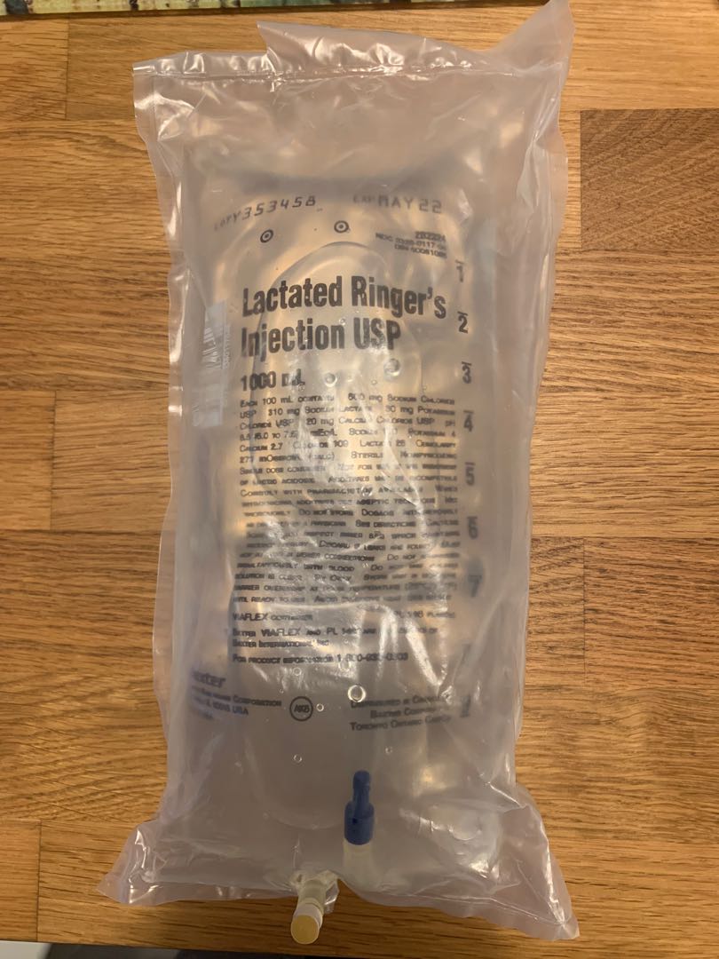 皮下水 Lactated Ringer’s Injection USP 1000ml, 寵物用品, 寵物家品及其他 - Carousell