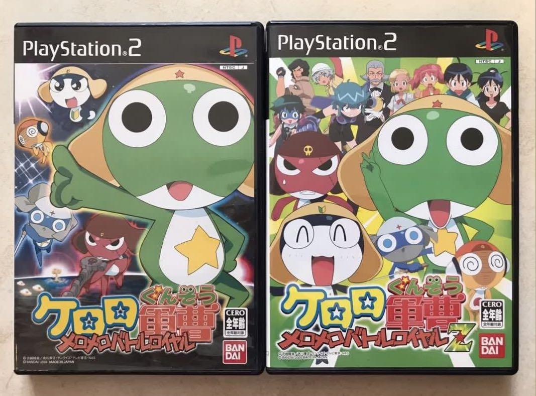 日版 PS2 KERORO 軍曹 MEROMERO BATTLE ROYAL Z 大亂鬥一套 2 集 （可散買, 電子遊戲, 電子遊戲 ...