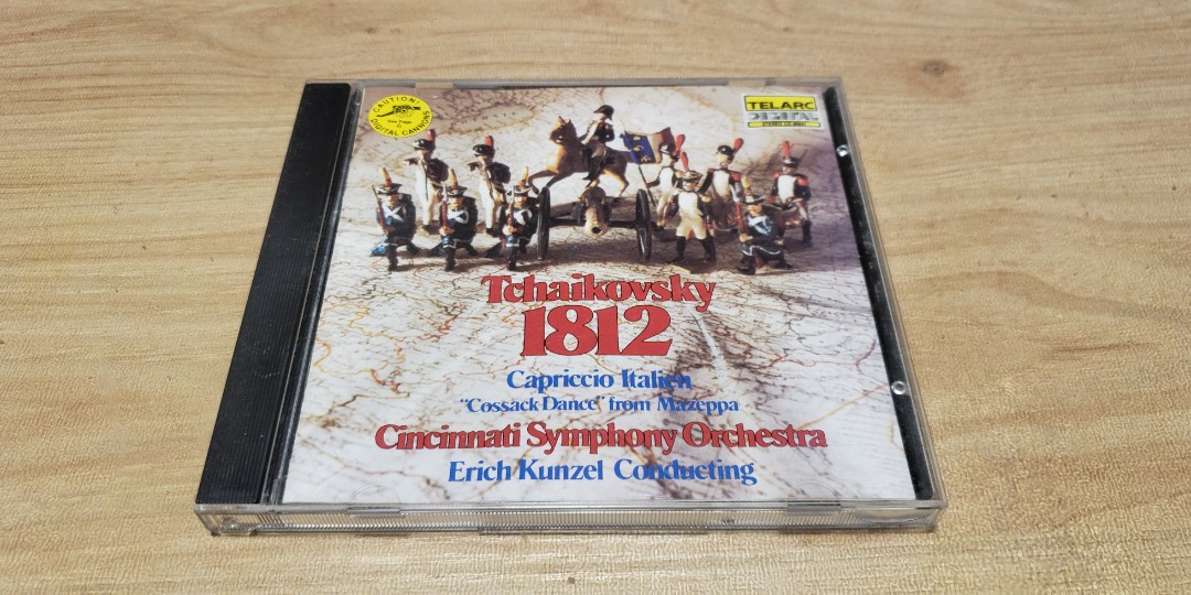 美國早期版 TCHAIKOVSKY 1812 CD碟 79年MADE IN USA 舊正版碟, 興趣及遊戲, 音樂、樂器 & 配件, 音樂與 ...