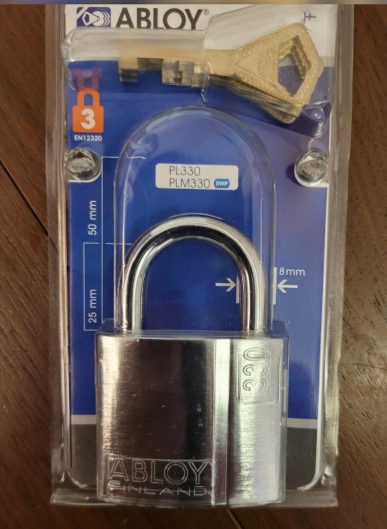 ABLOY Securty Lock PL330 Class 3, Furniture & Home Living, Security & Locks, Locks, Doors ...
