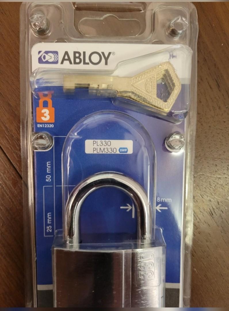 ABLOY Securty Lock PL330 Class 3, Furniture & Home Living, Security ...