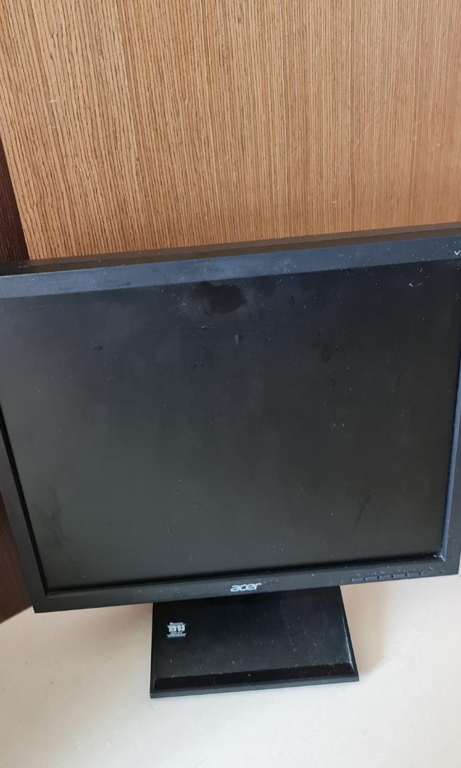 Acer Monitor V173, Computers & Tech, Desktops on Carousell