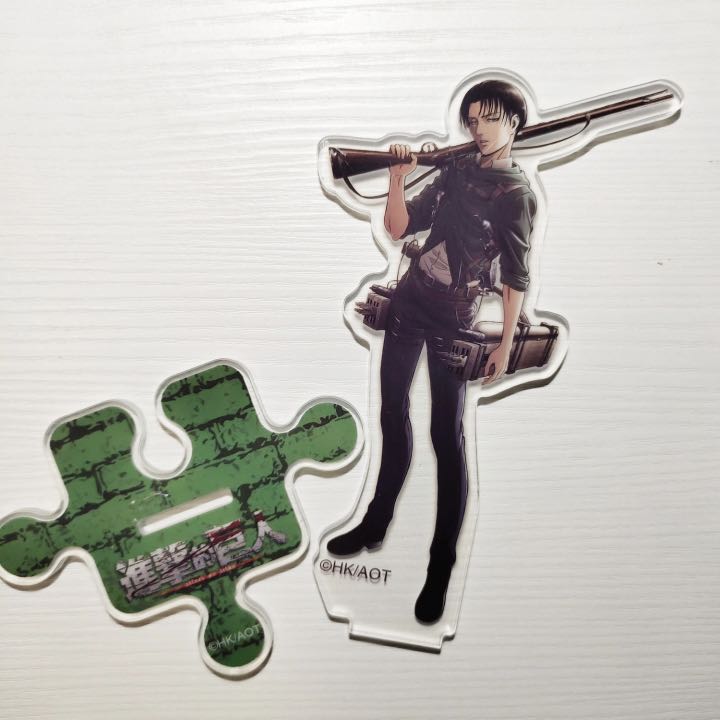 attack on titan levi acrylic standee, Hobbies & Toys, Memorabilia ...