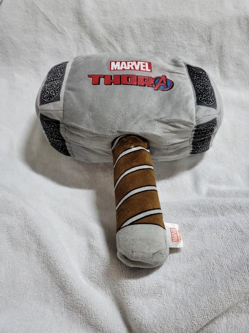 Authentic Marvel Thor Hammer Plush Soft Toy, Hobbies & Toys ...