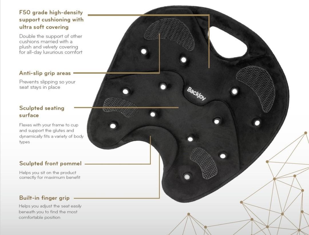 Backjoy SitSmart Posture Plus Core Lux, Health & Nutrition, Braces, Support & Protection on ...