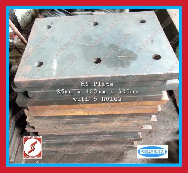 Baseplate MS Plate and Anchor bolt, Commercial & Industrial ...