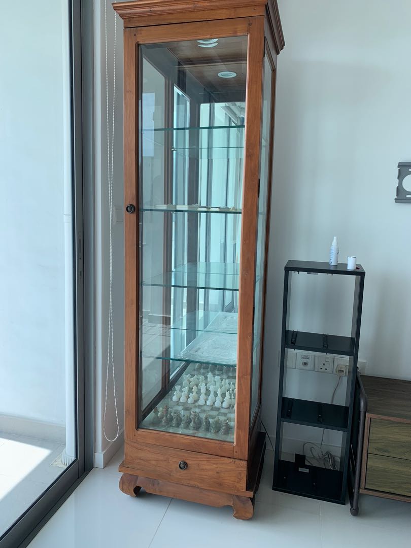 Beautiful Wood Display Cabinet, Furniture & Home Living, Furniture ...