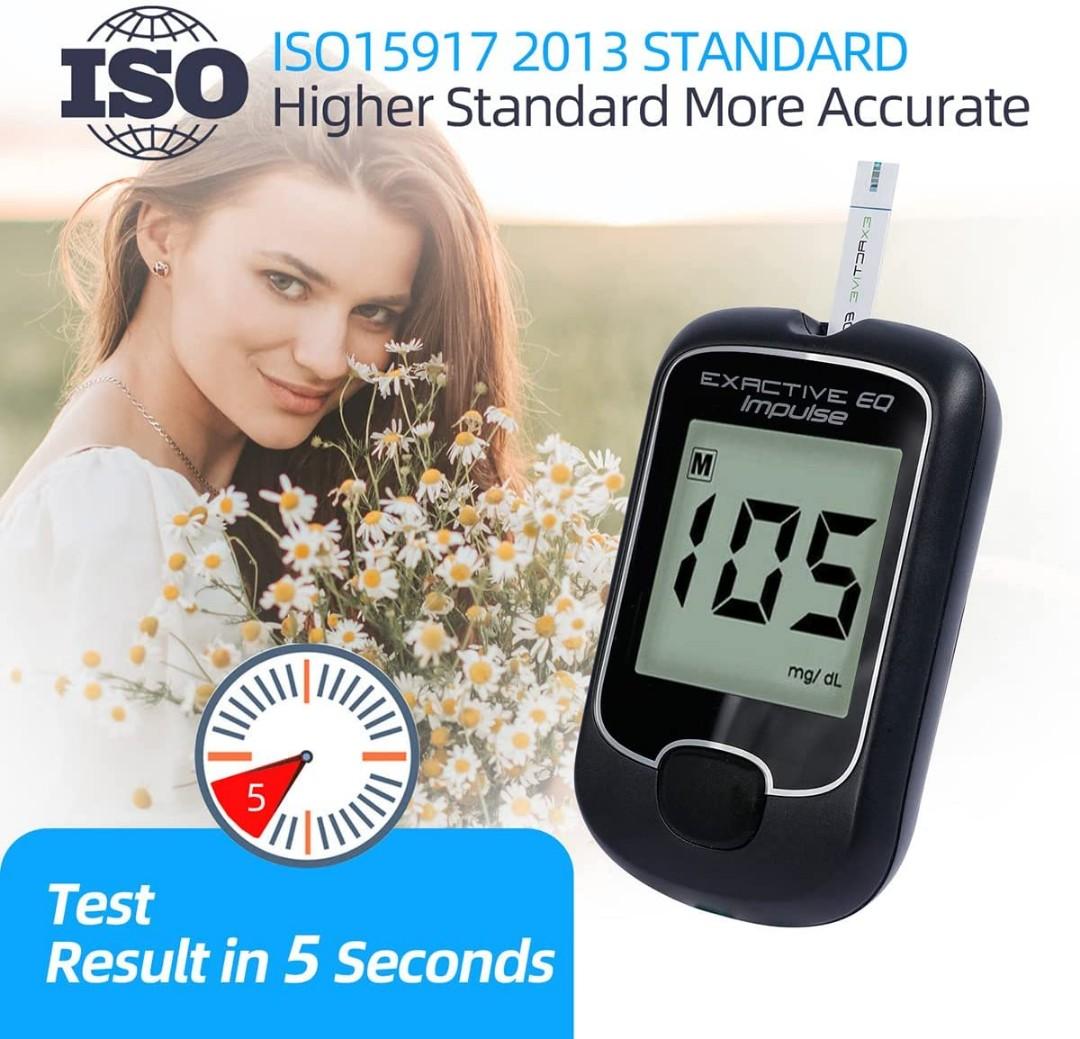 Blood Glucose Monitor Kit Diabetes Testing Kit, Exactive EQ Diabetes ...