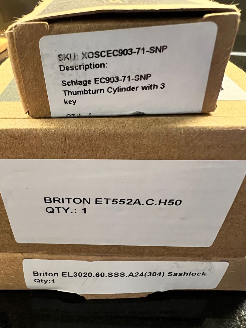 Briton by Allegion Lockset for Main Doors, Furniture & Home Living ...