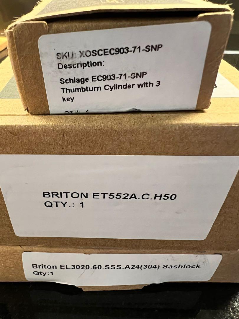 Briton by Allegion Lockset for Main Doors, Furniture & Home Living ...