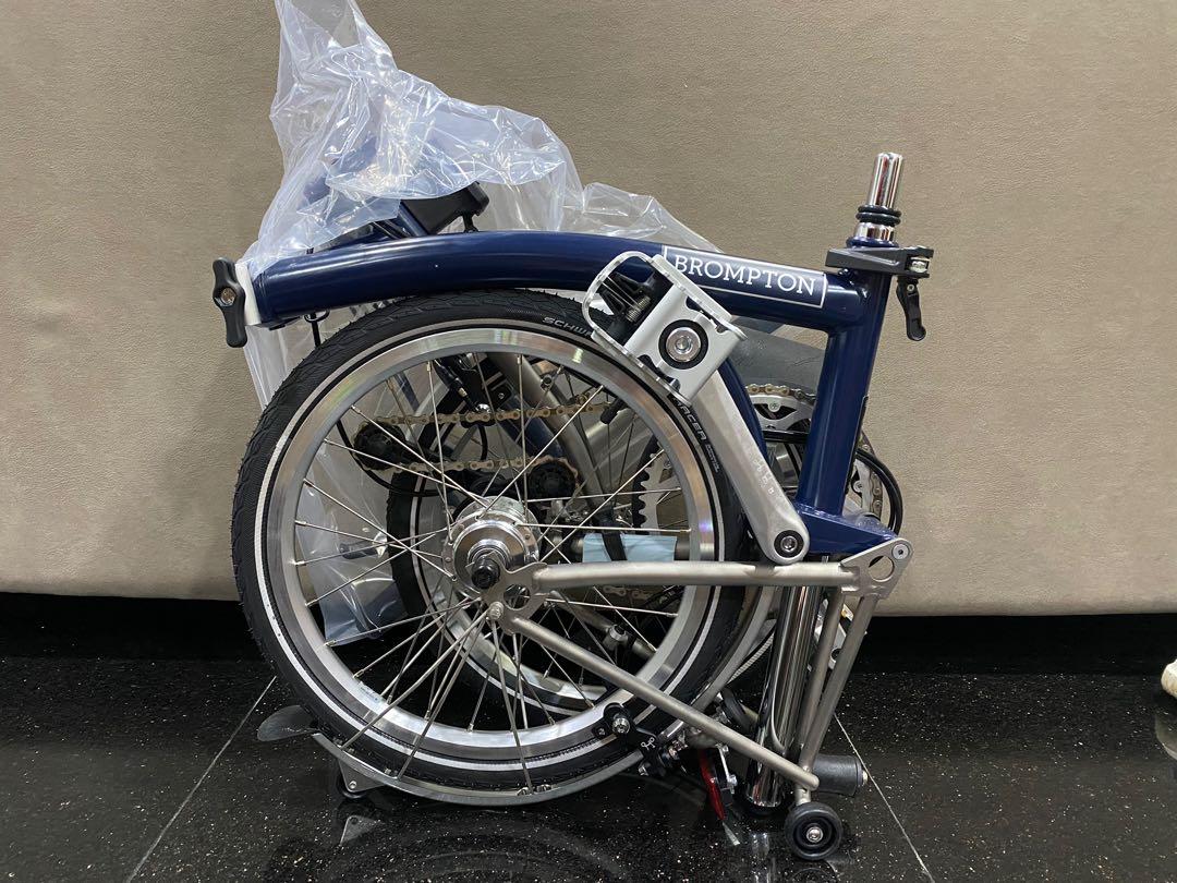 Brompton tempest blue S6LX, Sports Equipment, Bicycles & Parts ...