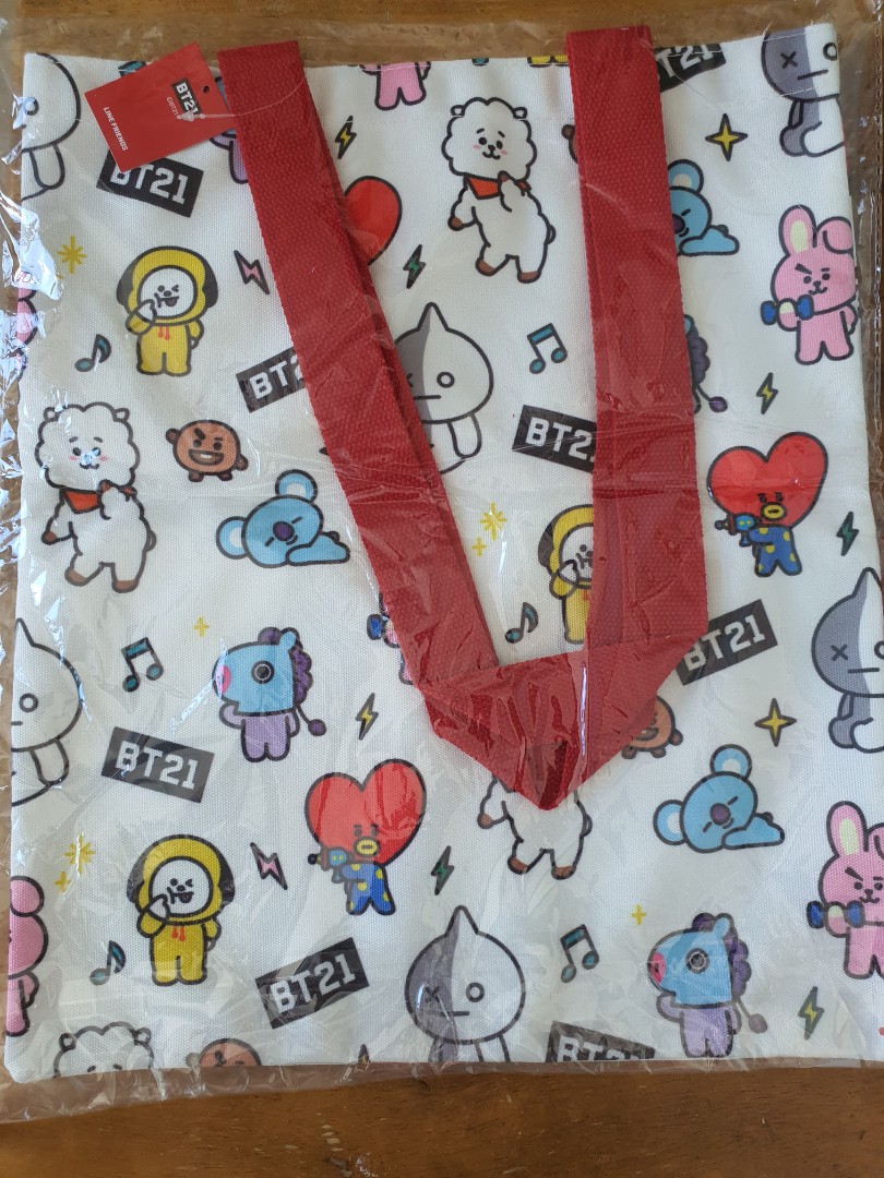 BT21 Tote Bag from LINE Friends, Women's Fashion, Bags & Wallets, Tote ...