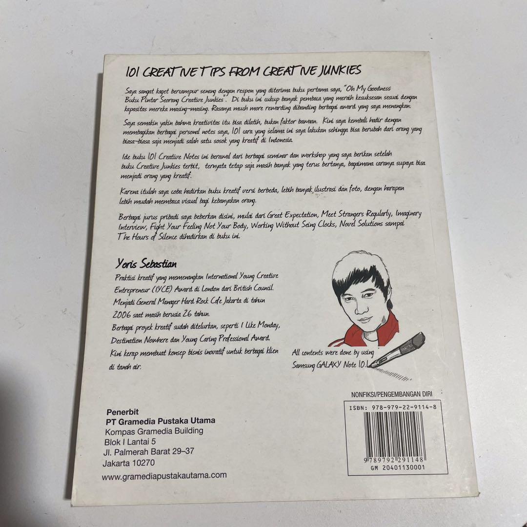 Buku - 101 creative notes, Buku & Alat Tulis, Buku di Carousell