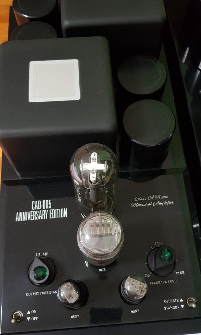 Cary 805 Anniversary Edition tubes mono block, Audio, Soundbars ...