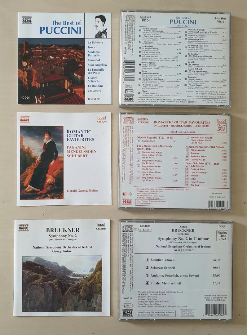 Classical CD - Puccini,Romantic Guitar,Bruckner,Chopin - Preludes,Piano ...