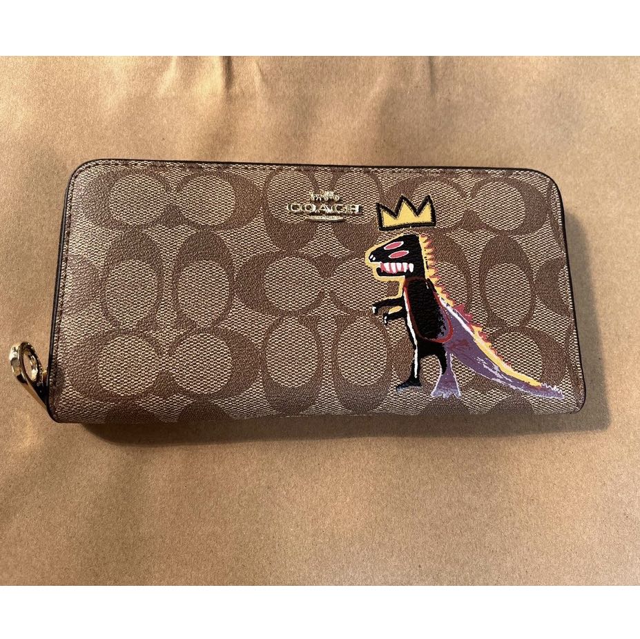 Coach Dino Long Wallet, Women's Fashion, Bags & Wallets, Wallets & Card ...