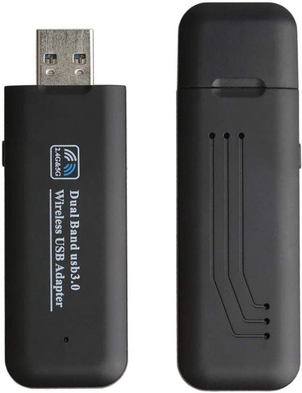 Connecting RTL8812AU Realtek USB 3.0 Network Adapter 1200 Mbps 5.8 GHz ...