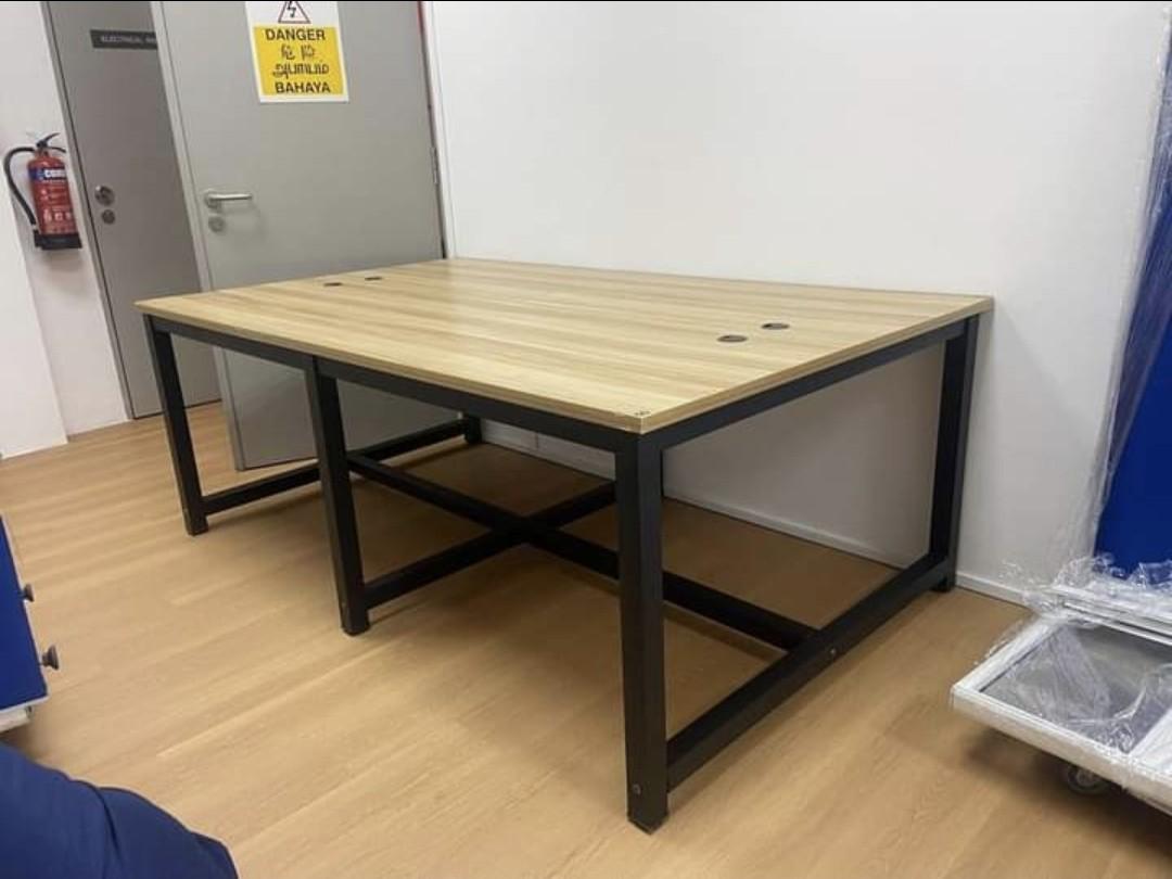 Coworking office table, Furniture & Home Living, Furniture, Tables ...