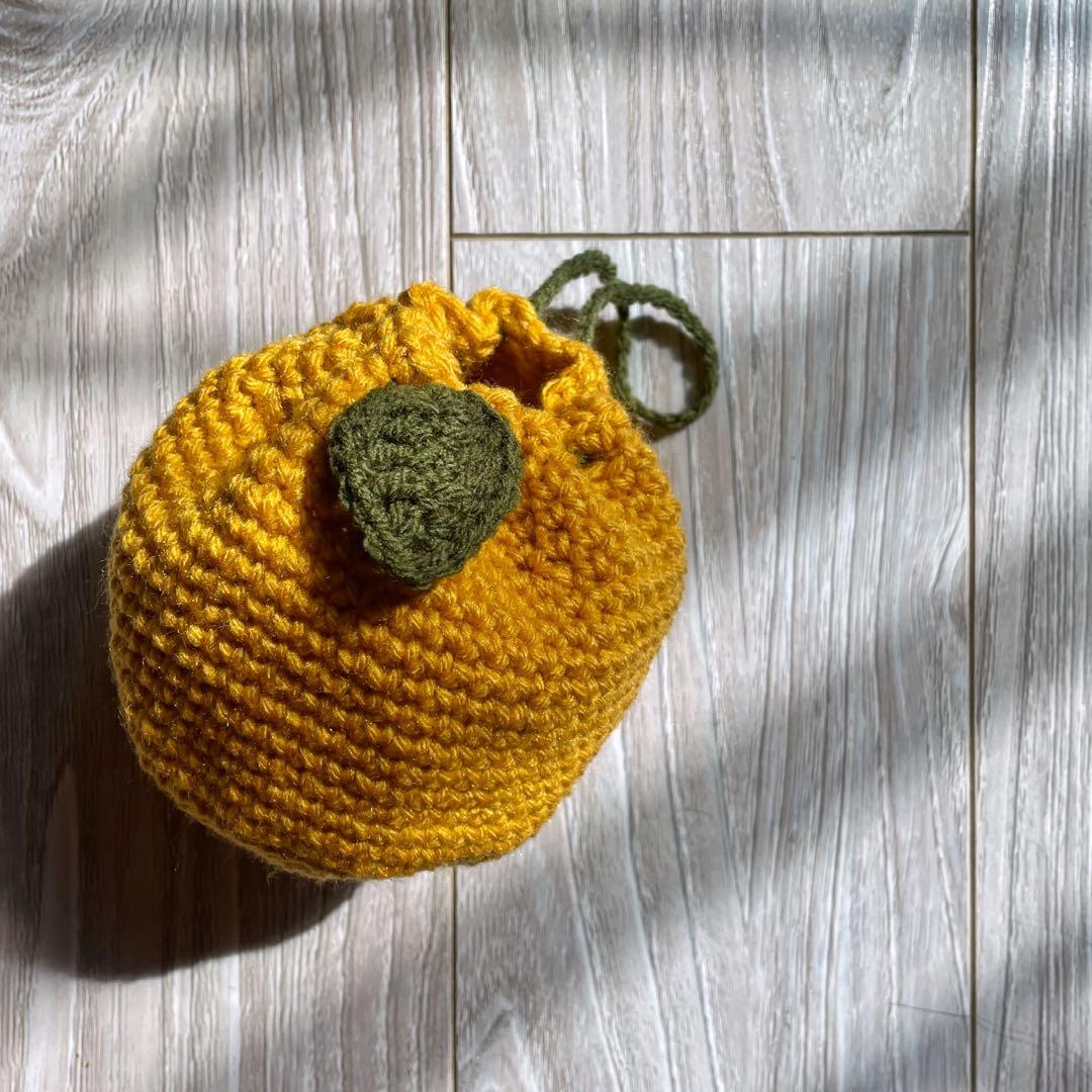 Crochet Round Fruit Pouch, Hobbies & Toys, Stationery & Craft, Handmade ...