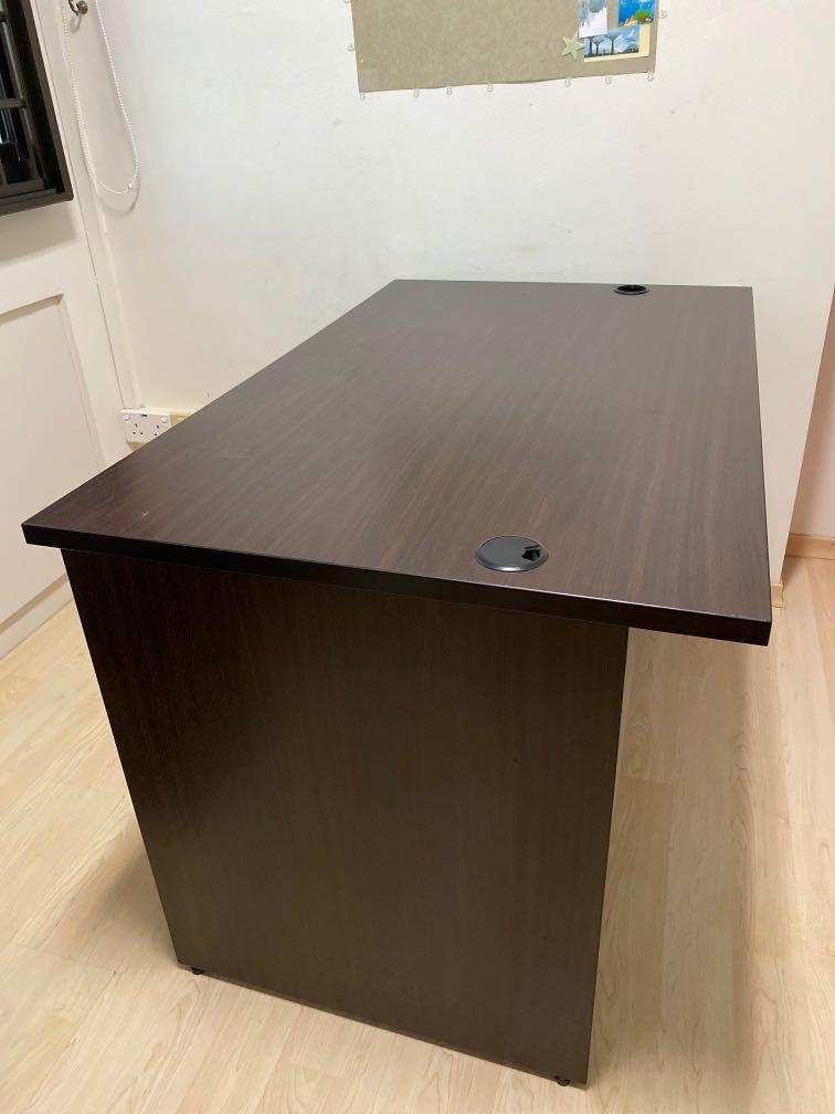Dark walnut colour Study Desk, Furniture & Home Living, Furniture ...