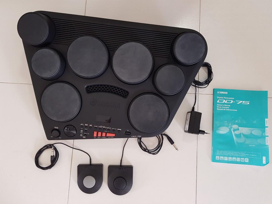DD75 Yamaha Electronic drum set, Hobbies & Toys, Music & Media, Musical ...
