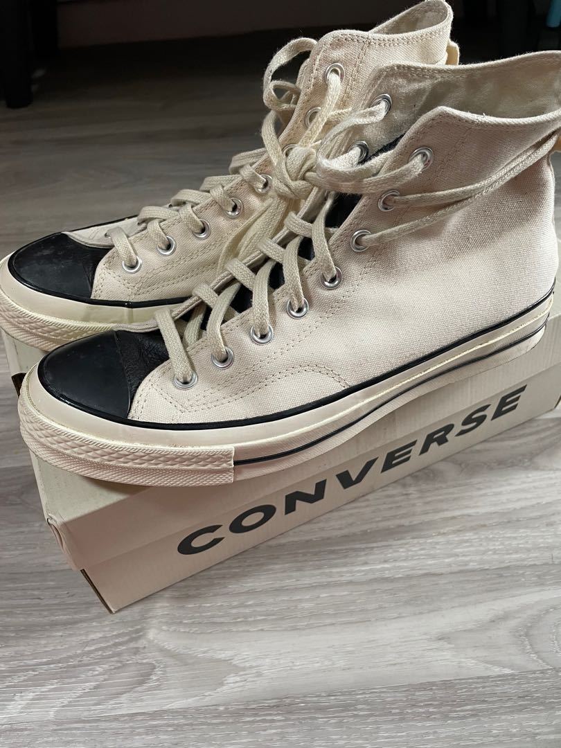 Converse FOG Essentials x Chuck 70 High ‘Natural Ivory’, Men's Fashion ...