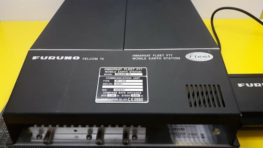 Furuno Falcom 70 Inmarsat Fleet F77 mobile earth station SF-270 ...