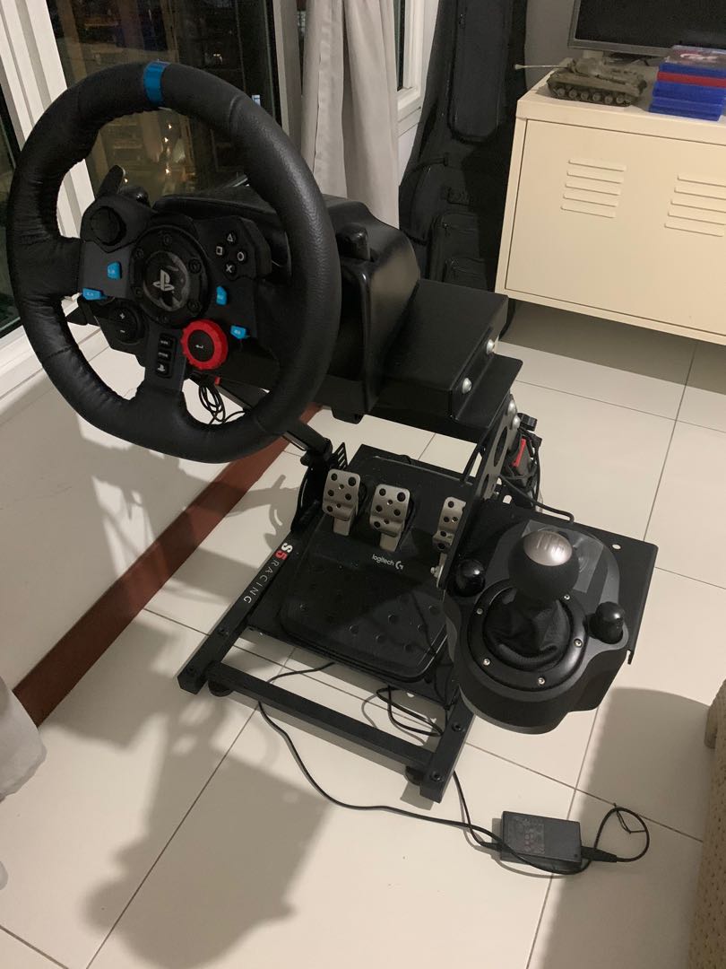 G29 driving wheel with RIg, Video Gaming, Video Game Consoles ...