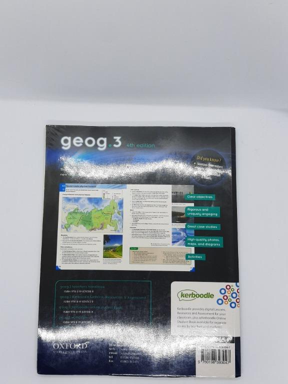 Geog.3 Student Book, Hobbies & Toys, Books & Magazines, Textbooks on Carousell