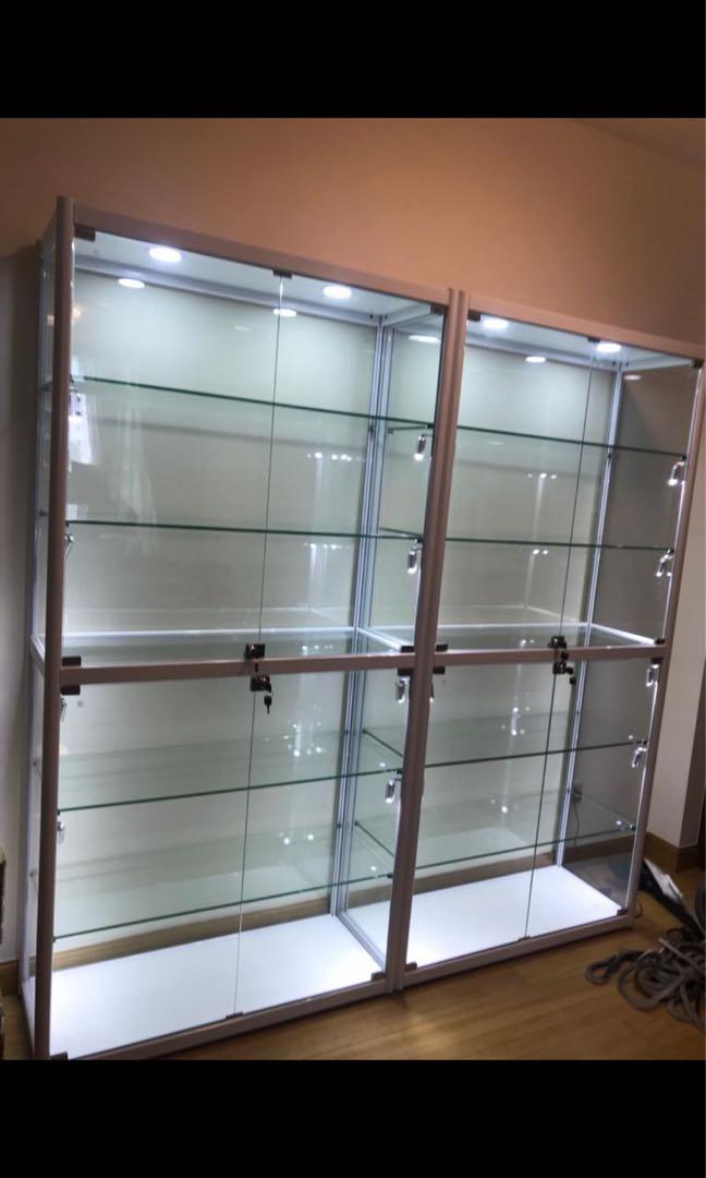 Bearbrick Glass Display Cabinet Shelves Customized, Furniture & Home ...