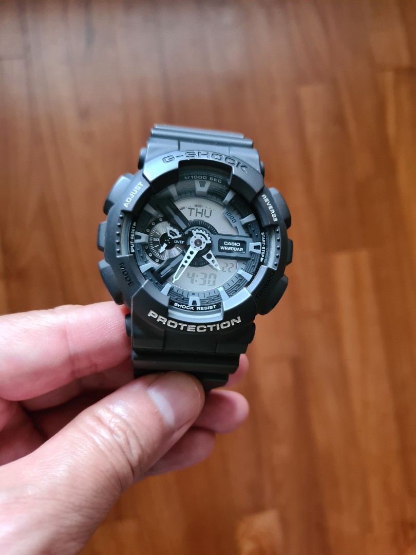 Gshock GA-110C / G-shock GA110C in matte grey, Men's Fashion, Watches ...