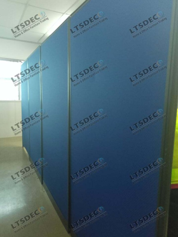 HIGH WALL PANEL FULL FABRIC OFFICE PARTITION, Furniture & Home Living ...