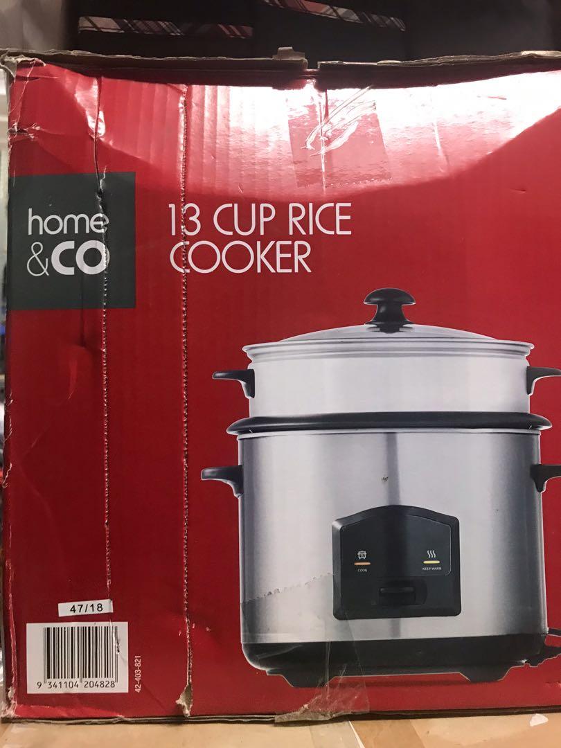 Home&Co 13 Cup Rice Cooker, TV & Home Appliances, Kitchen Appliances ...