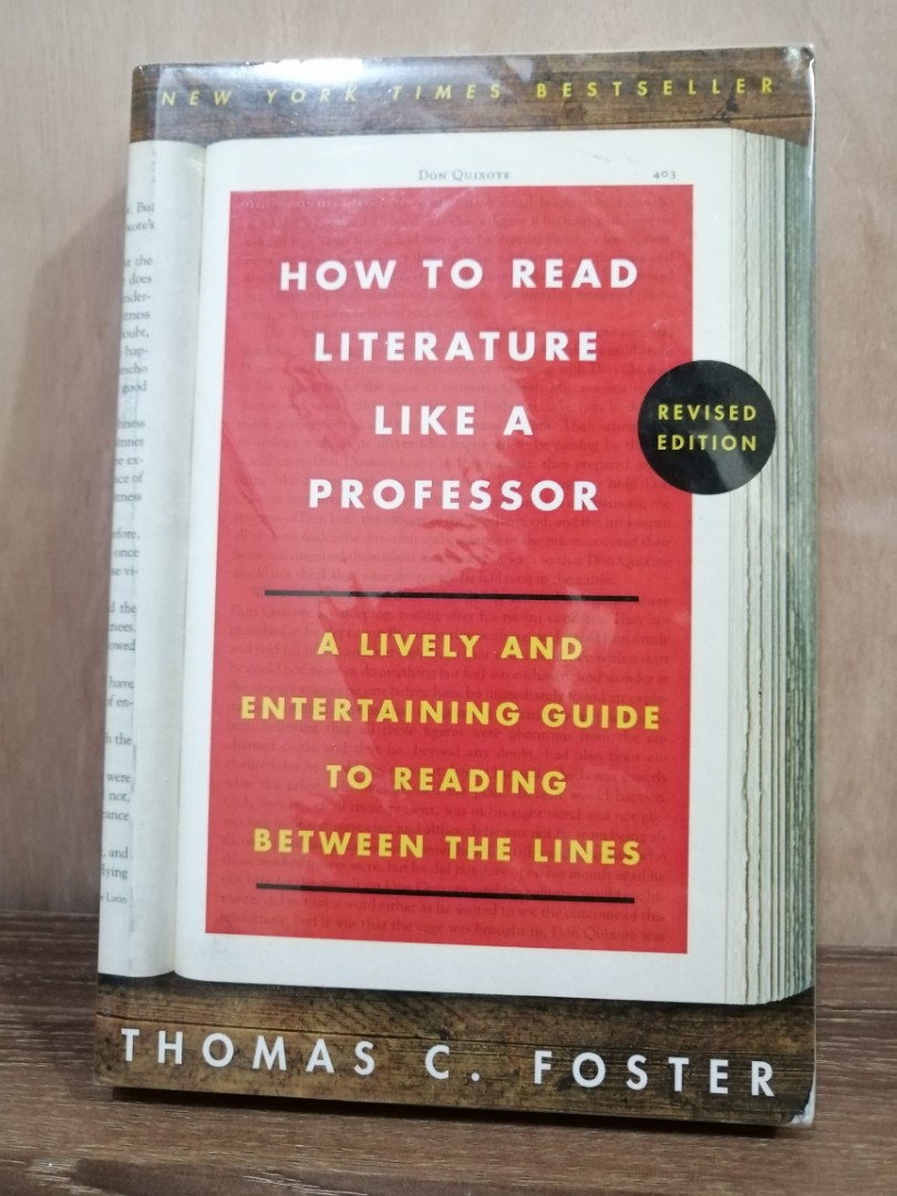 How to Read a Literature Like a Professor by Thomas C. Foster, Hobbies & Toys, Books & Magazines ...
