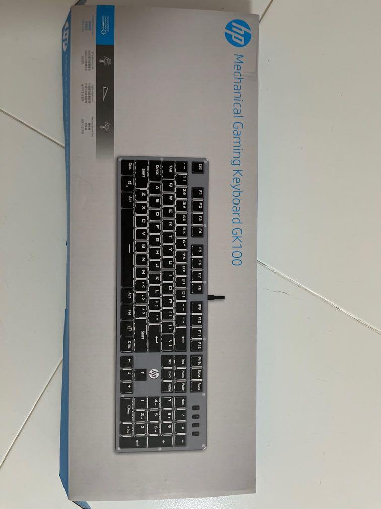HP Mechanical Gaming Keyboard GK100, Computers & Tech, Parts ...