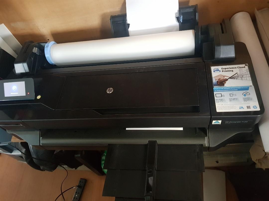 HP T120 plotter, Computers & Tech, Printers, Scanners & Copiers on ...