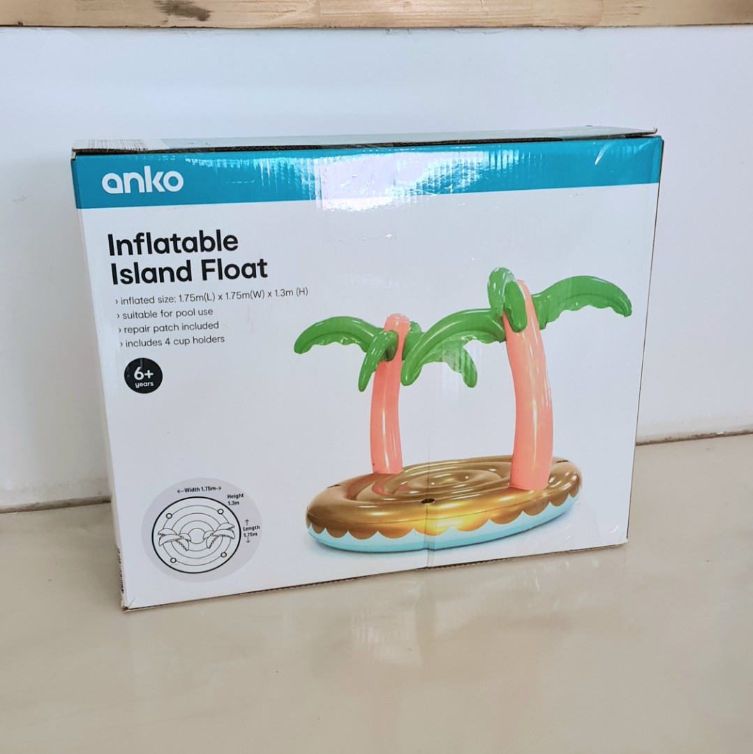 Huge Inflatable Island Float, Hobbies & Toys, Toys & Games on Carousell