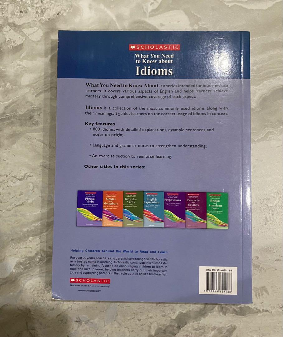IDIOMS GUIDE BOOK, Hobbies & Toys, Books & Magazines, Textbooks on ...