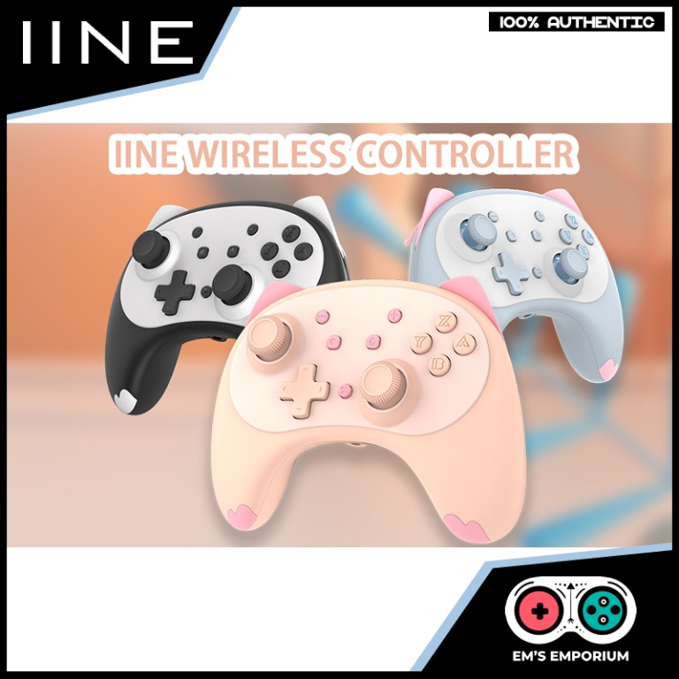 IINE Wireless Cartoon Cat Controller for Nintendo Switch / Nintendo ...